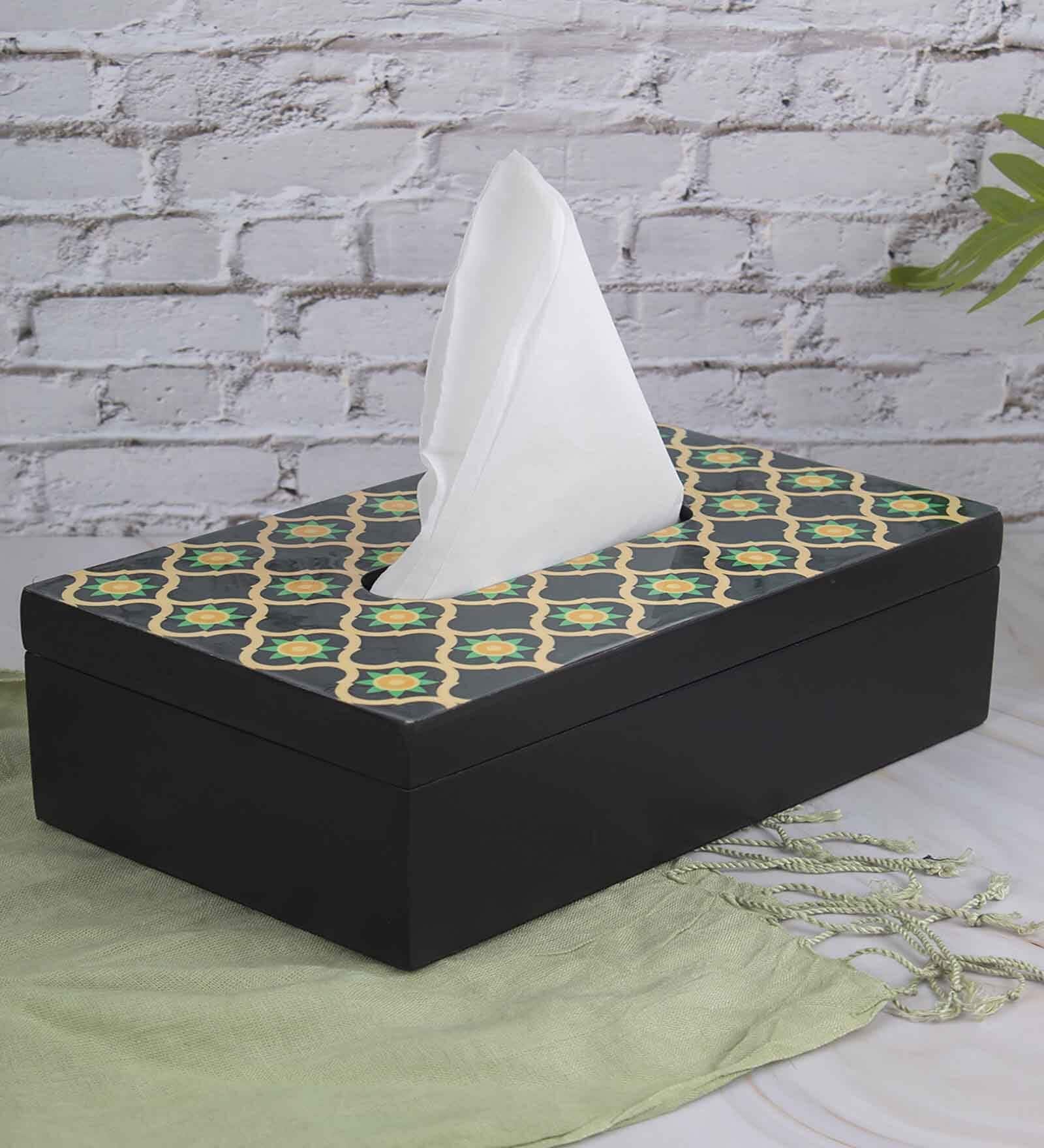 Buy Green MDF Wooden Handcrafted Tissue Holder at 51% OFF by Market 99 ...