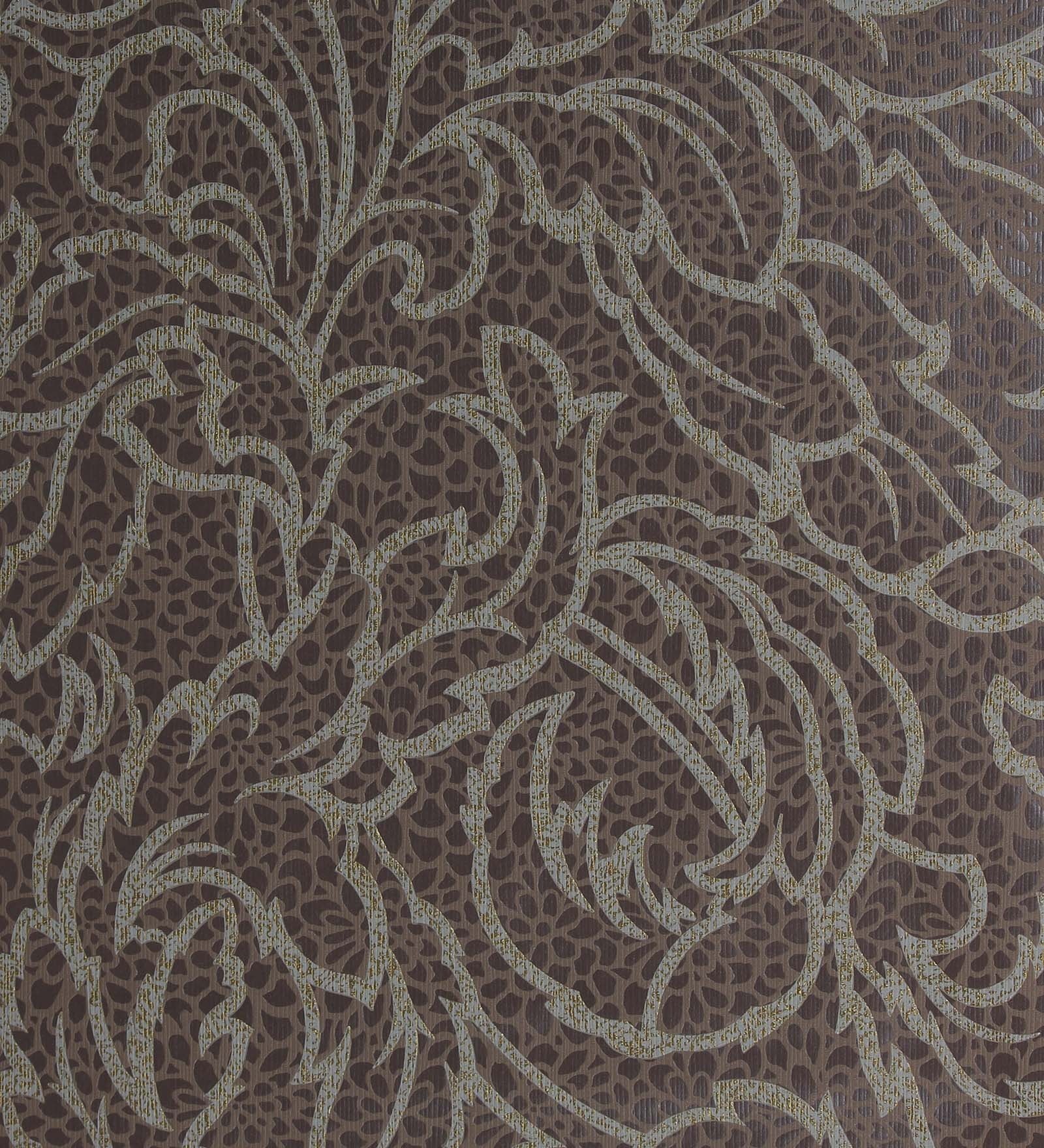 Buy Brown Non Woven Fabric Fire Resistant Wallpaper by Marshalls ...