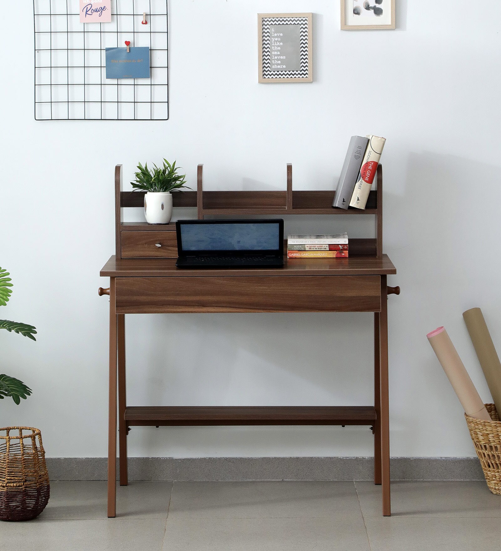 Buy Mateo Writing Table In Natural Finish at 17% OFF by Casacraft from ...