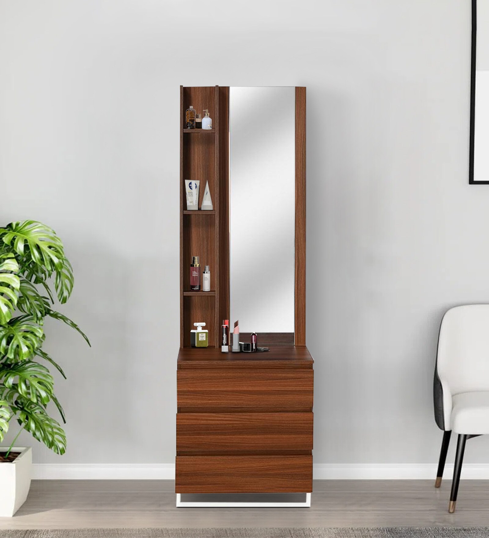 Buy Max Dressing Unit in Classic Walnut Finish at 57% OFF by Nilkamal ...
