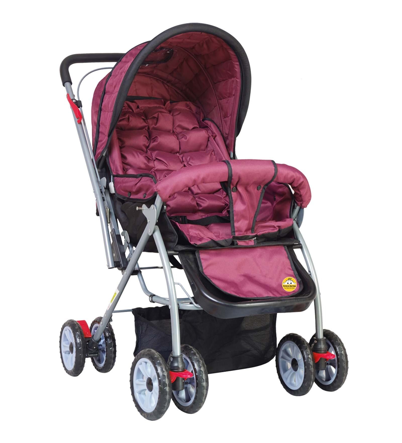 Buy Maxtrem Baby Stroller & Pram In Purple Colour By Tiffy And Toffee ...