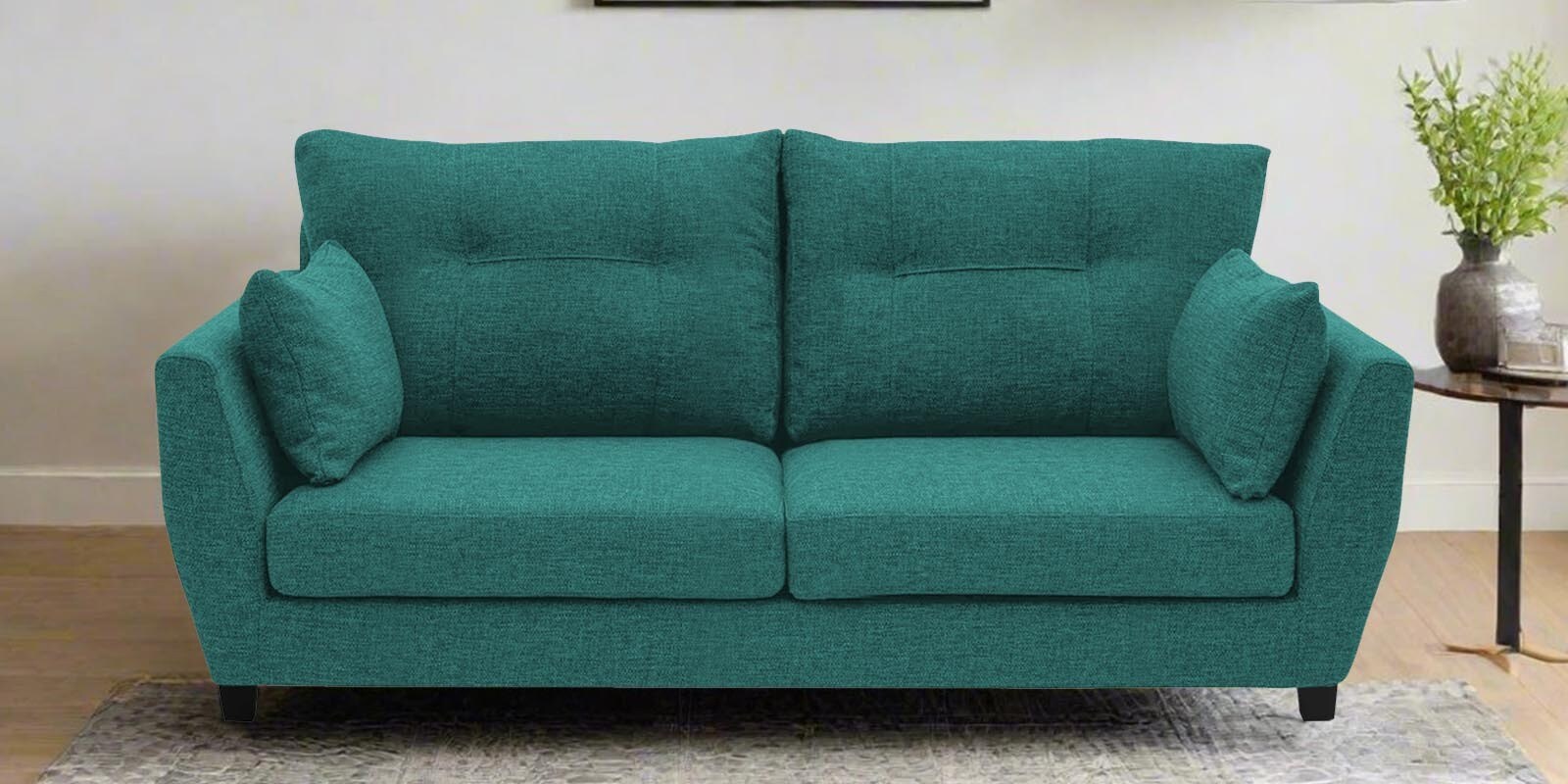 Buy Mario Fabric 2 Seater Sofa in Sea Green Colour at 51% OFF by ...