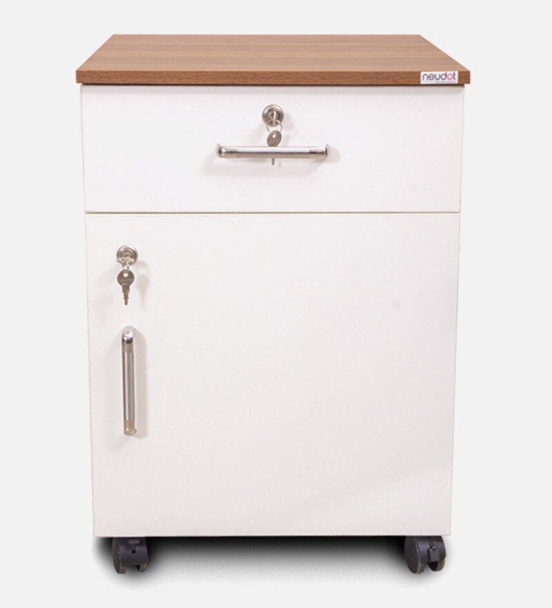 Buy Macro Office Table in Leon Teak Finish by Neudot Online - Executive ...