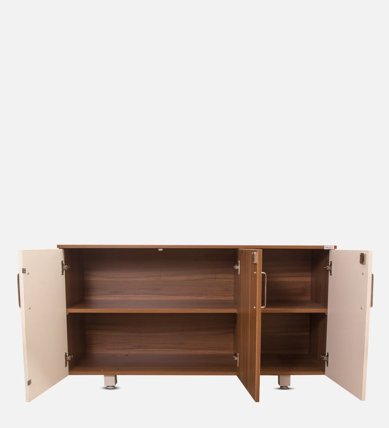 Buy Macro Office Table in Leon Teak Finish by Neudot Online - Executive ...