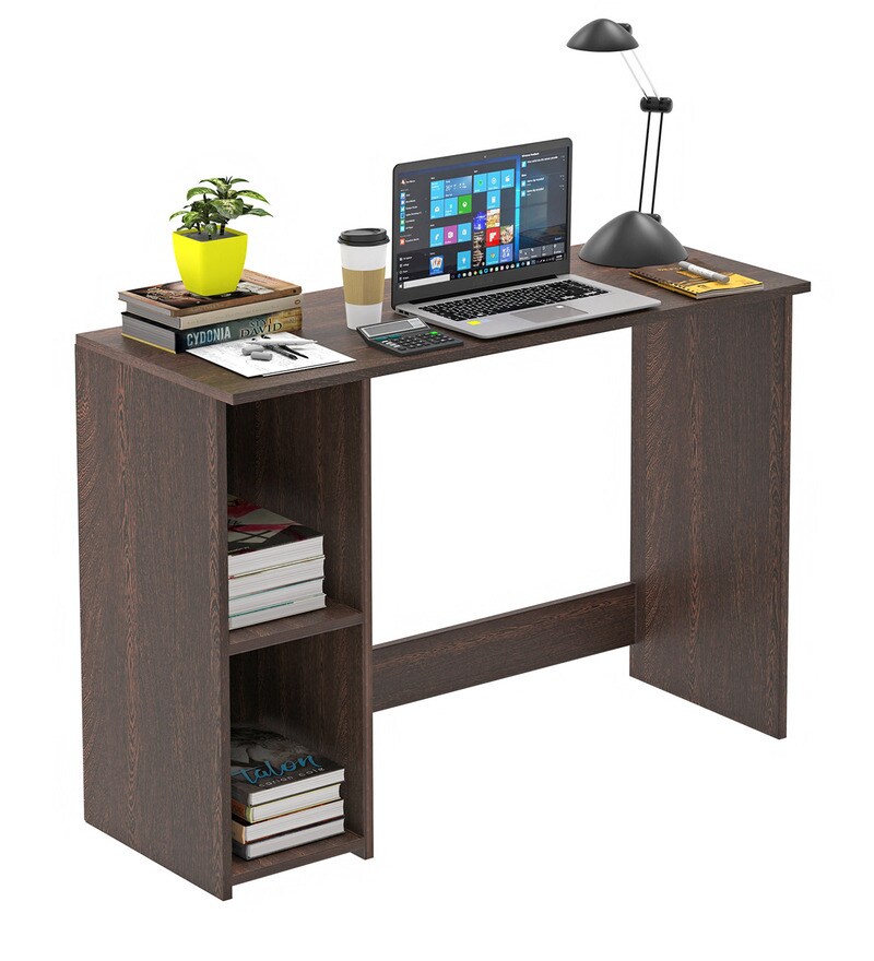 Buy Mallium Writing Table in Wenge Finish Online - Modern Writing ...