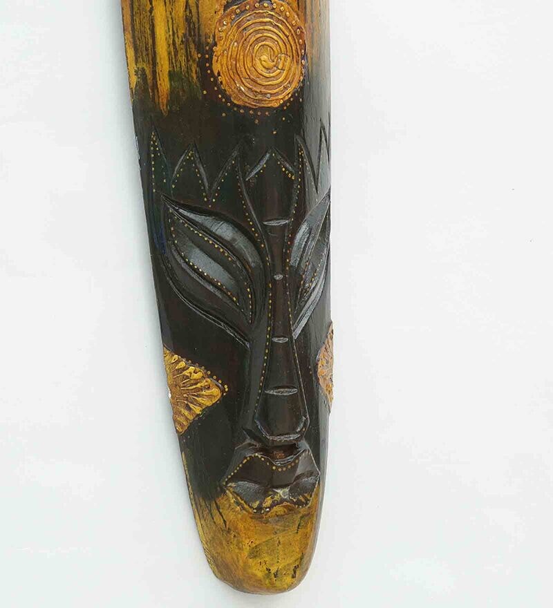 Buy Mango Wood Wall Mask By Nandani Wood Online - Wall Masks - Wall ...