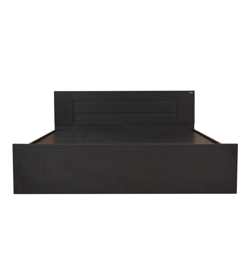 Buy Marion King Size Bed in Wenge Finish with Box Storage Online ...