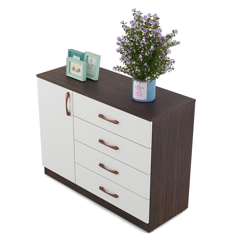 Buy Marvin Sideboard in Choco Walnut Finish by A GLOBIA CREATIONS ...