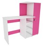 Buy Marvel Hutch Desk in Frosty White And Pink Finish at 4% OFF by ...