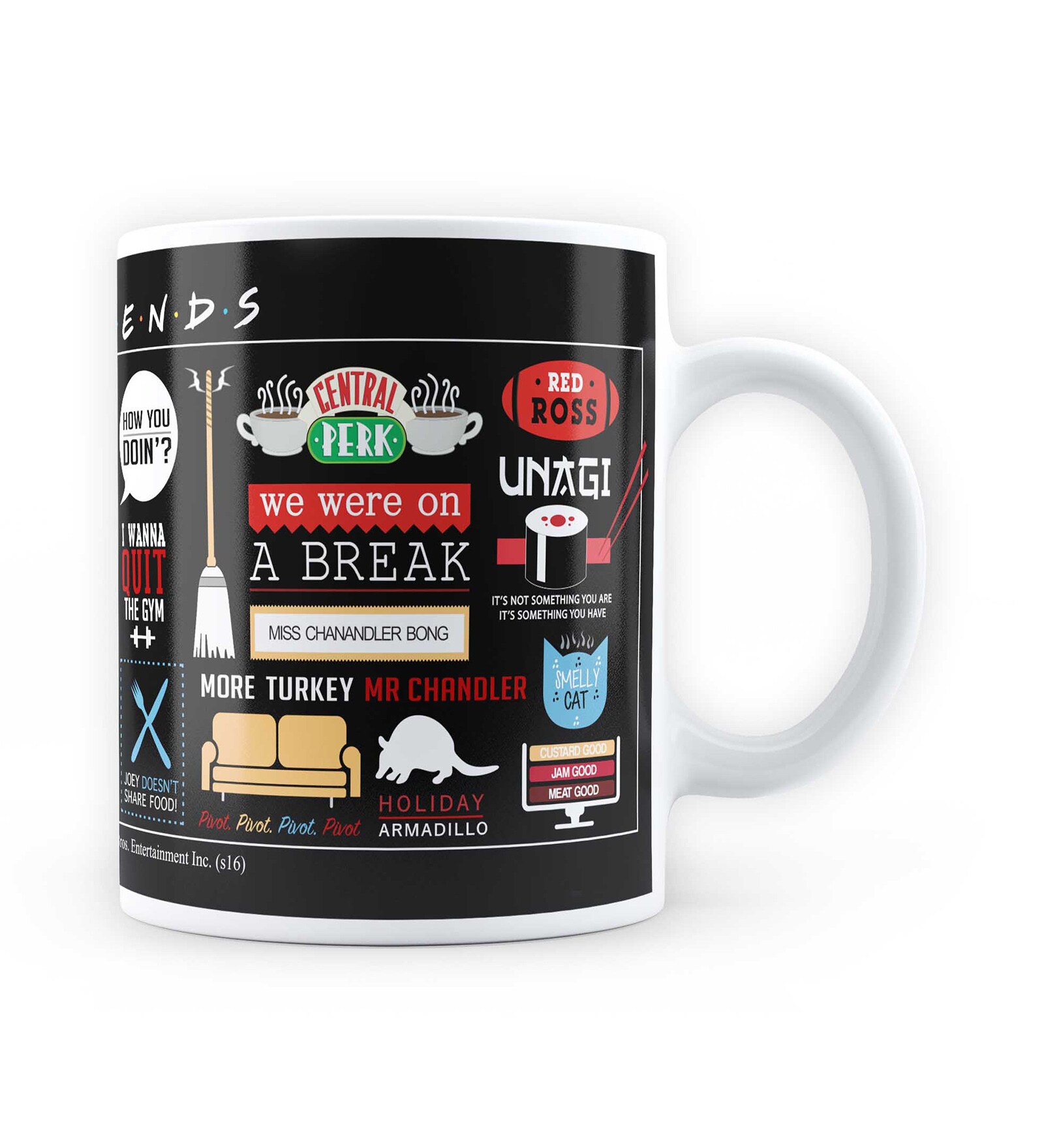 Buy MC SID RAZZ Official Friends Infographic Ceramic 350 ML Mug ...