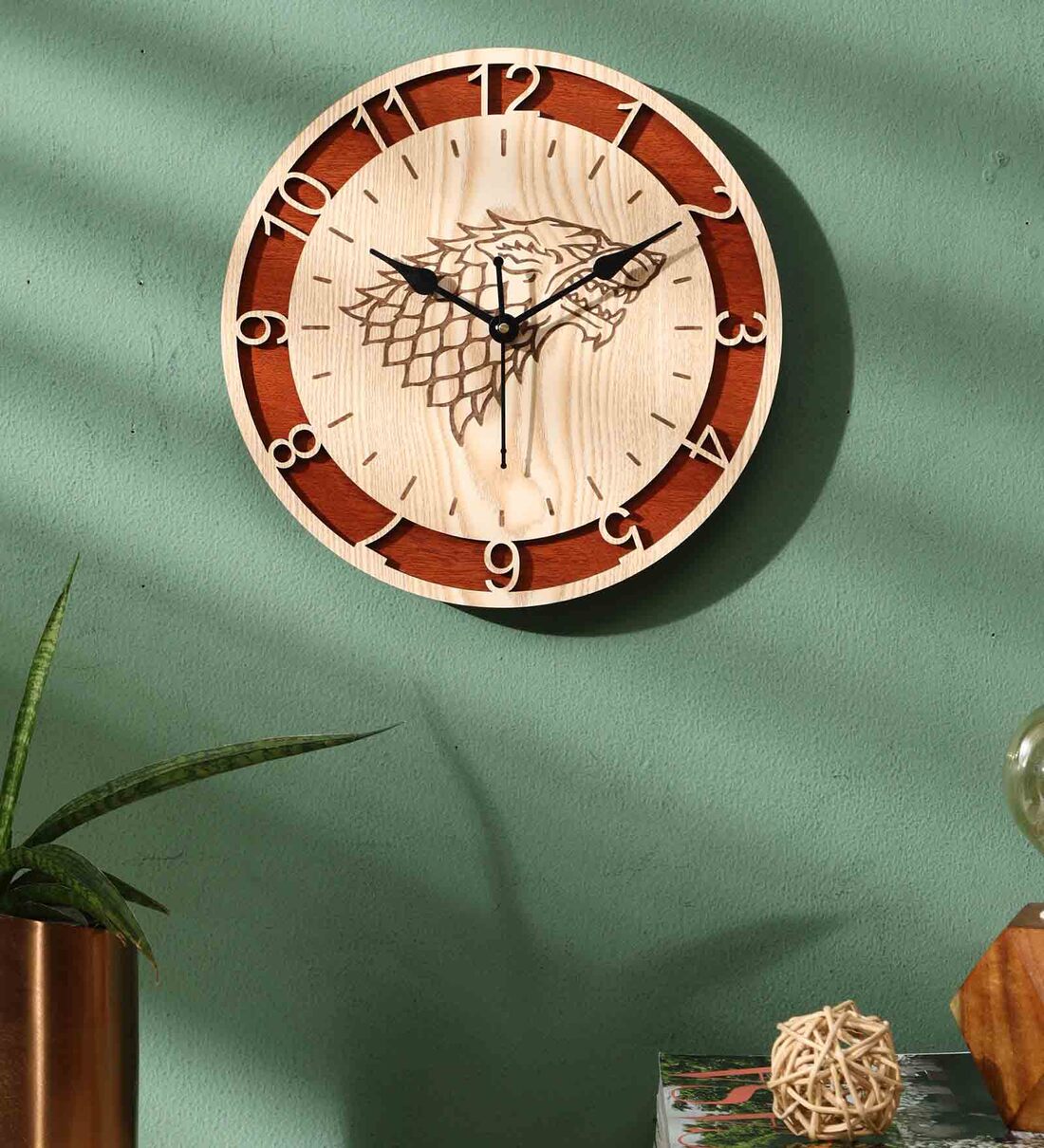 Buy MDF And Acrylic Analog House Wall Clock at 43% OFF by Tangy Oak ...