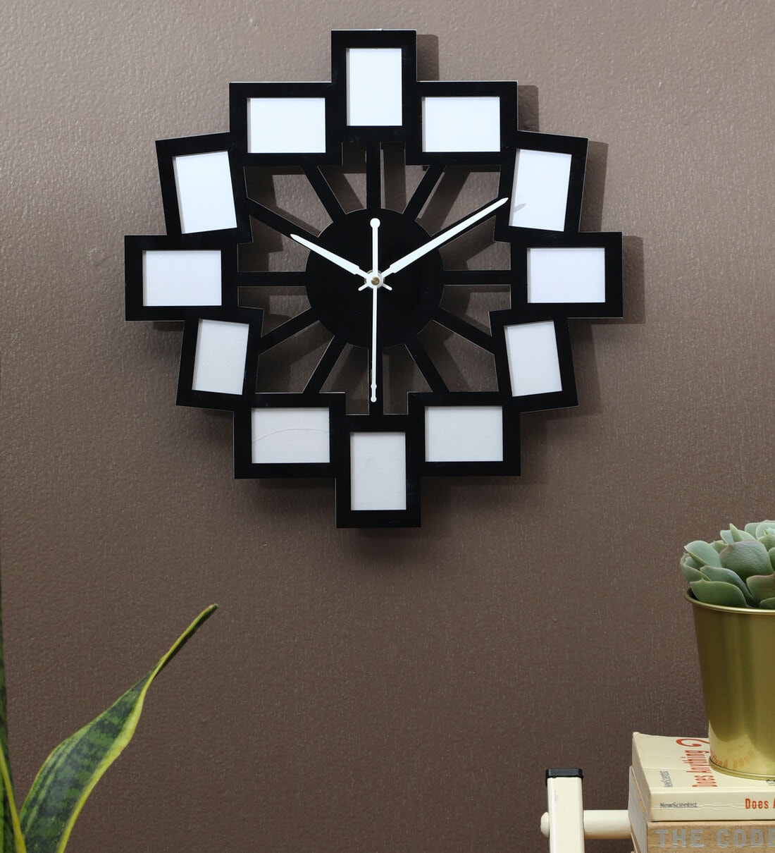 Buy MDF And Acrylic Analog Mural Photo Wall Clock at 43% OFF by Tangy ...