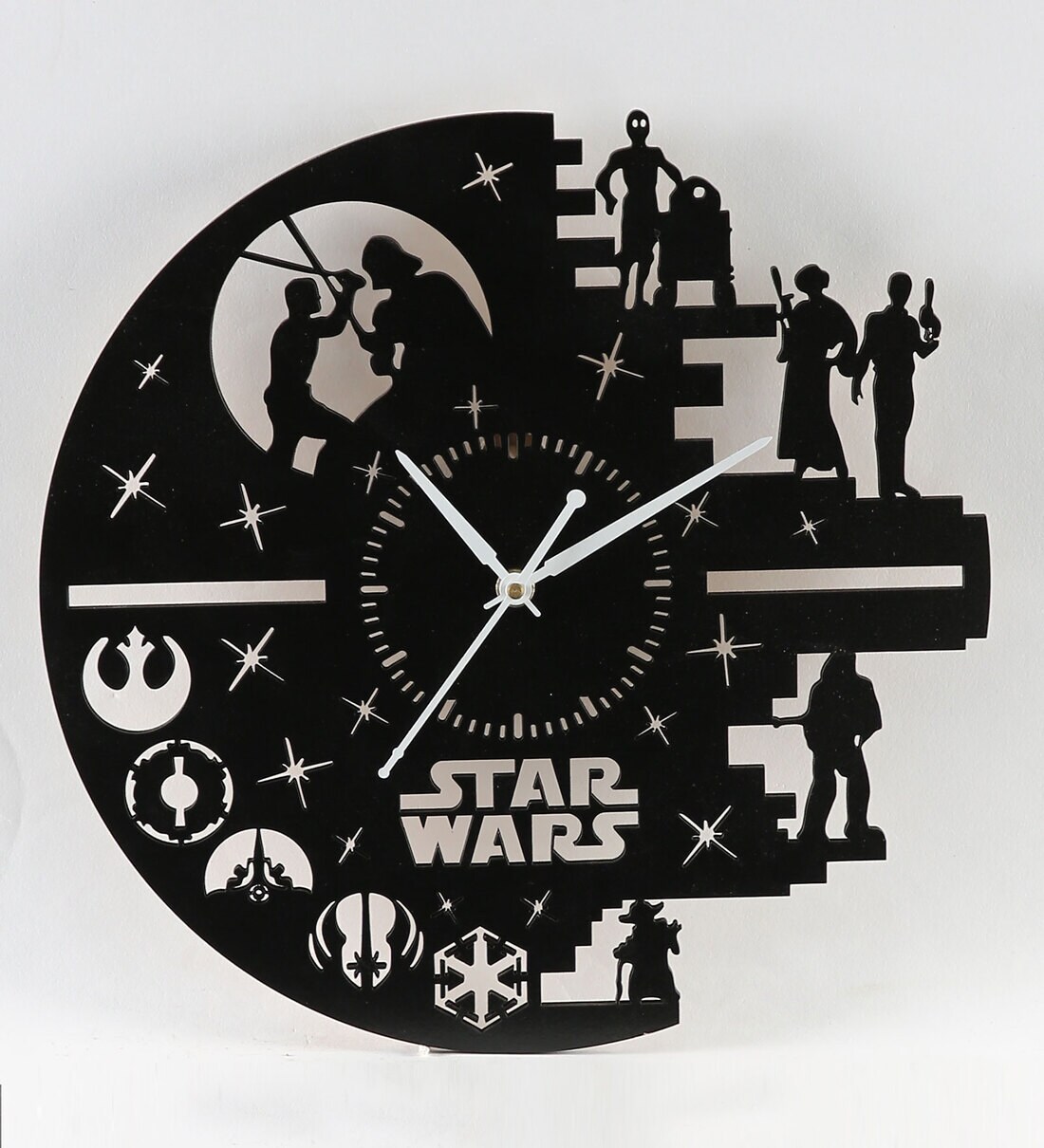 Buy MDF And Acrylic Analog War Wall Clock by Tangy Oak Online - Modern ...