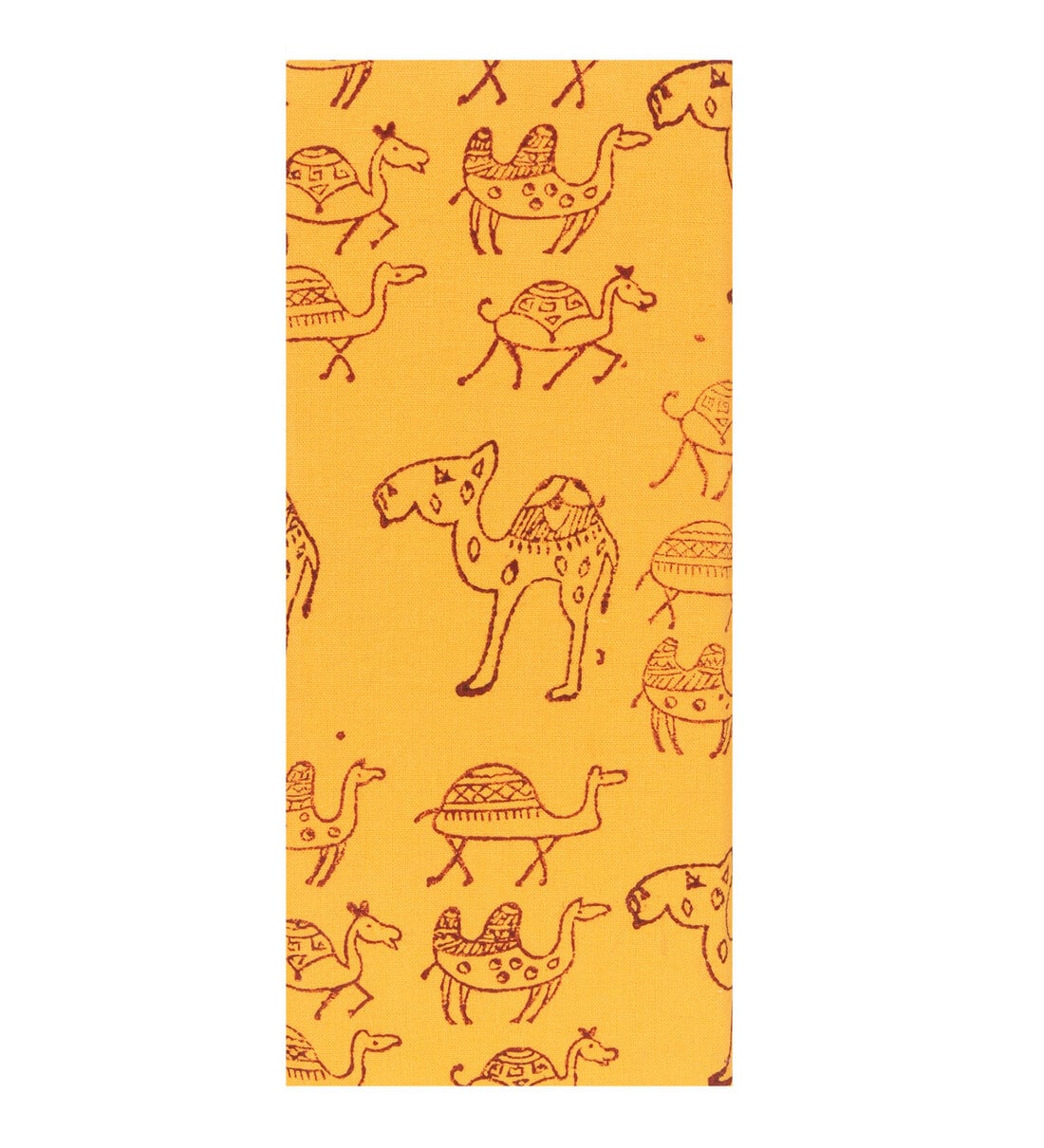 Buy MDF Camel Print Magazine Holder In Mustard By Indha Online ...