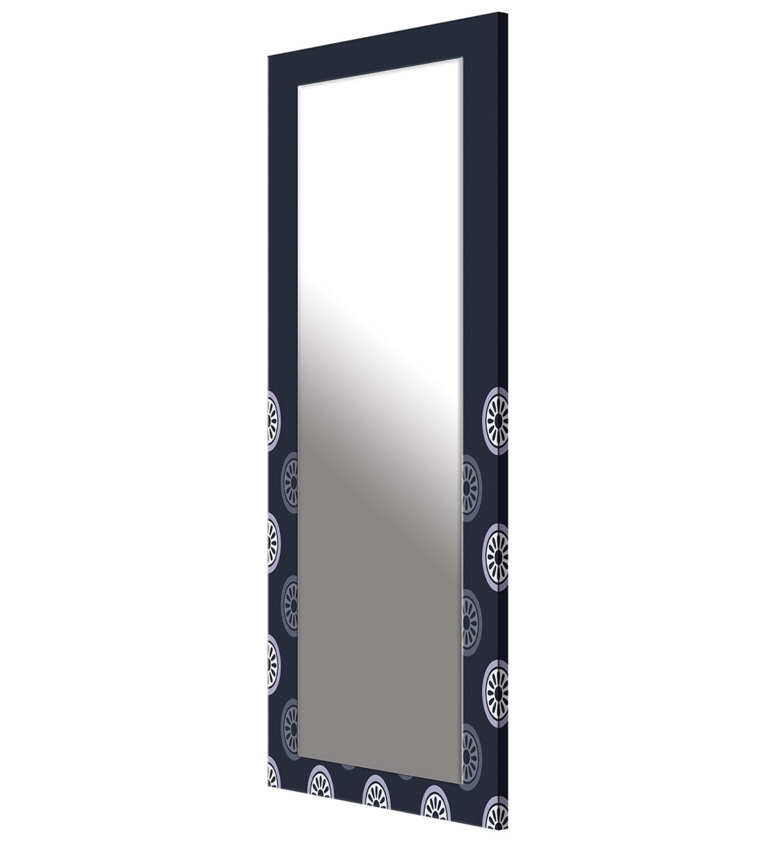 Buy MDF Geometric Pattern 6 Ft Floor Mirror By 999Store Online - Floor ...