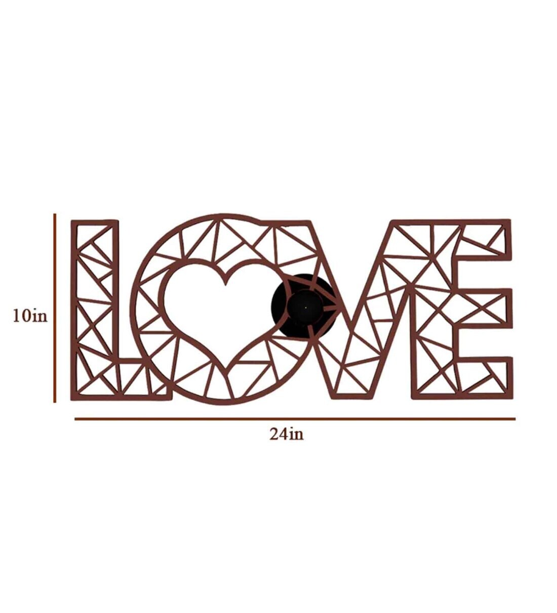 Buy MDF Love Creative design Shadow lamp By Wallmantra Online - Novelty ...