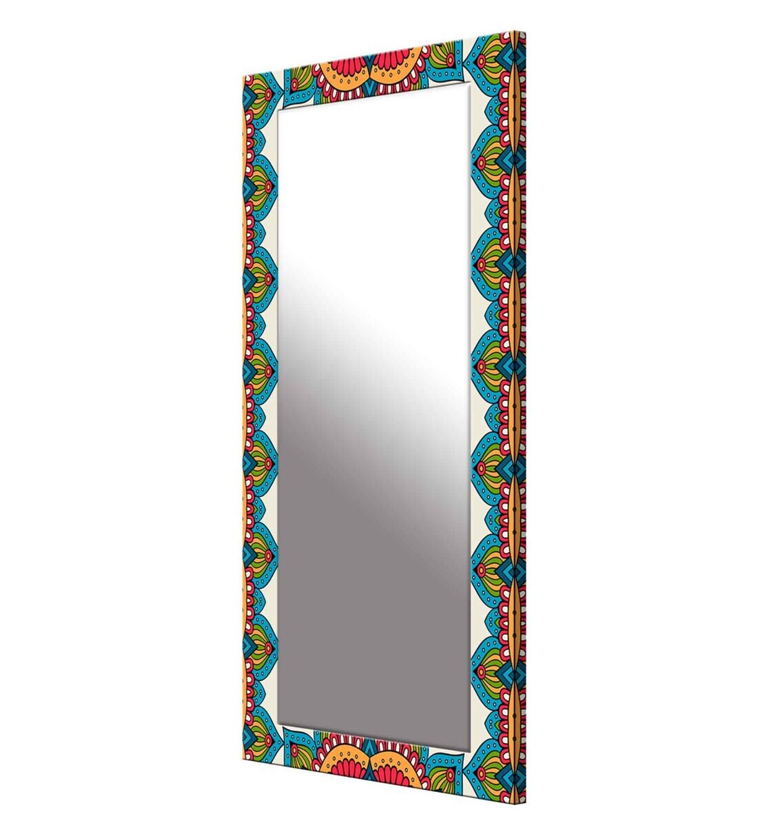 Buy MDF Mandala Rangoli 5 Ft Floor Mirror By 999Store Online - Floor ...