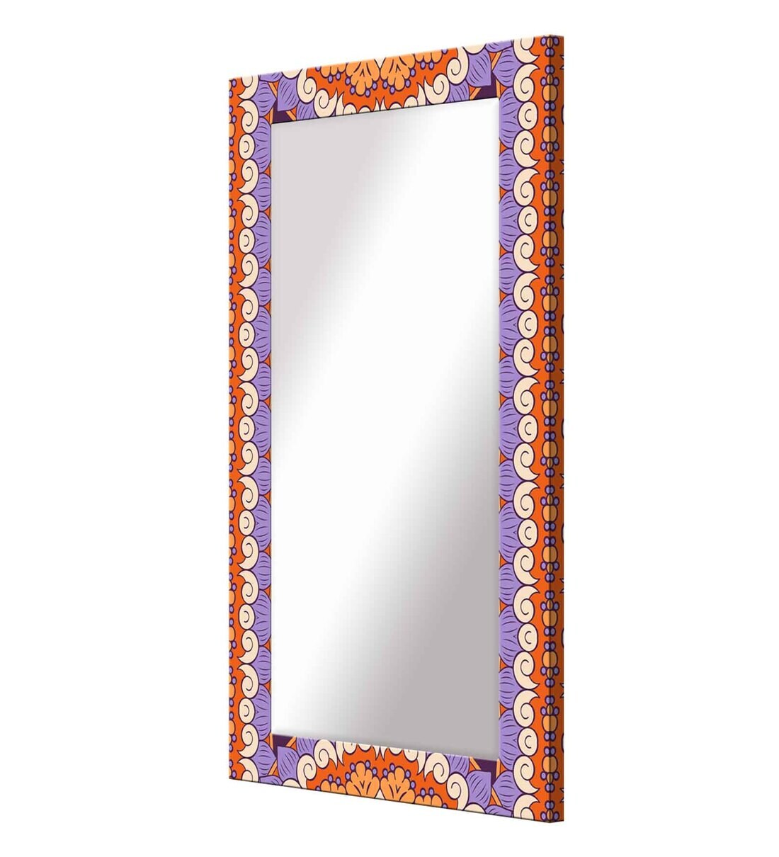 Buy MDF Mandala Rangoli 4 Ft Floor Mirror By 999Store Online - Floor ...