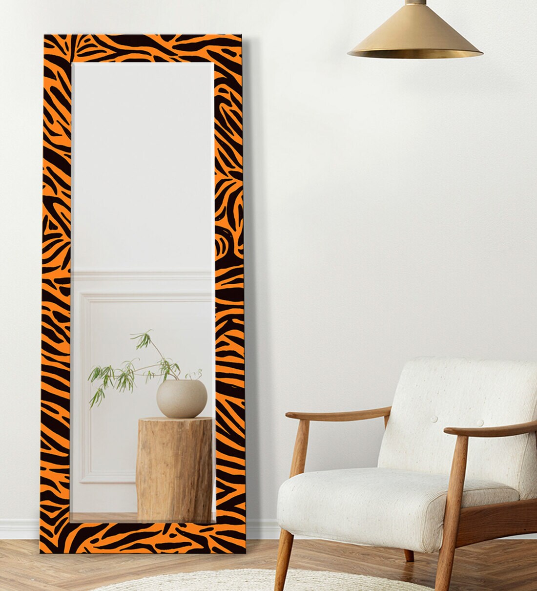 Buy Mdf Seamless Pattern 5 Ft Floor Mirror at 38% OFF by 999Store ...