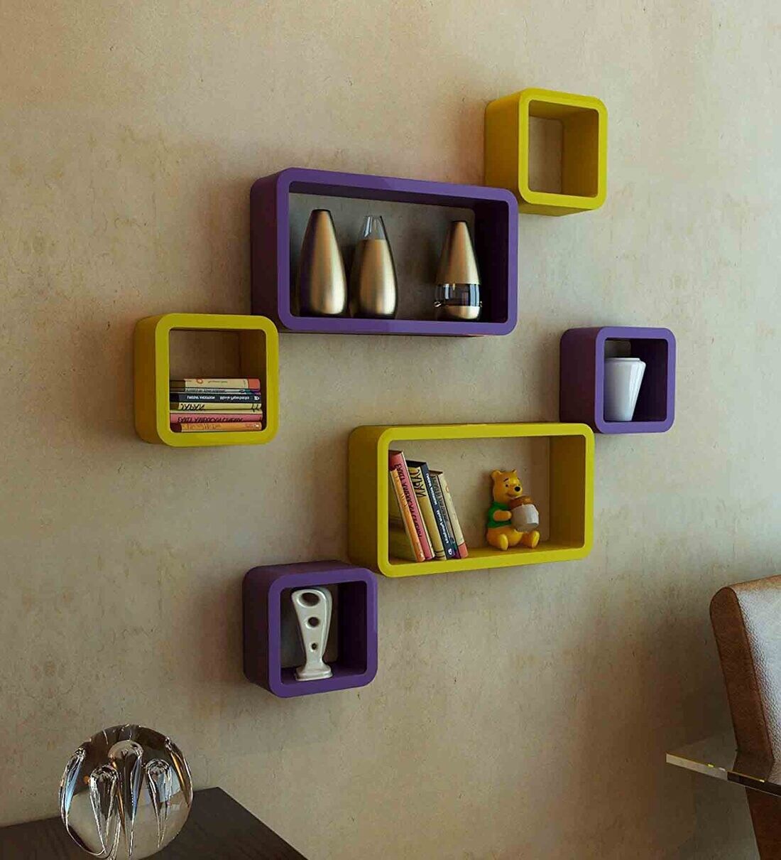 Buy MDF Wood Wall Shelf in Multicolour by Wood Decor City at 33% OFF by ...