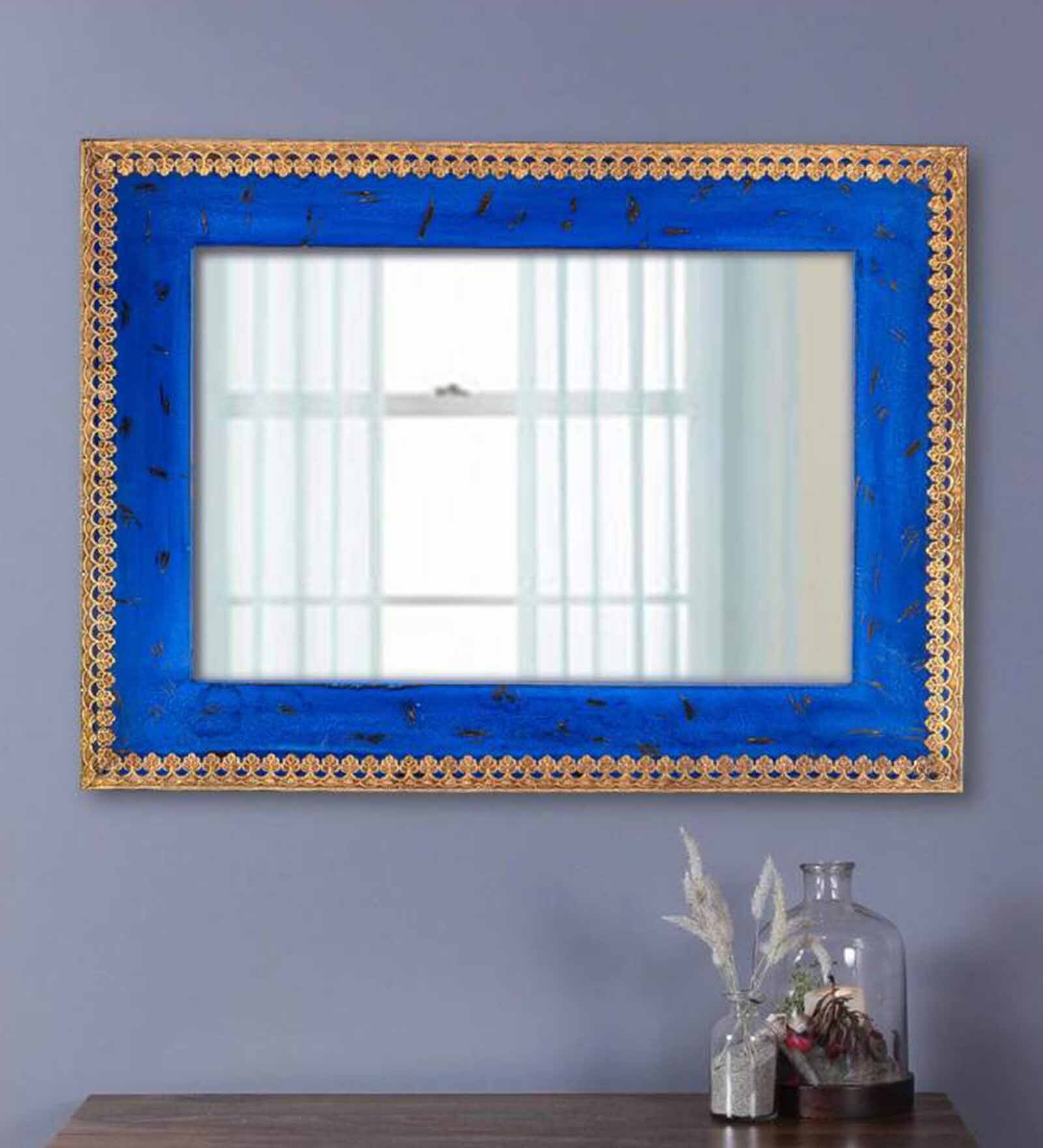 Buy MDF 24 x 18 Inch Rectangle Wall Mirror at 33% OFF by D'Dass | Pepperfry