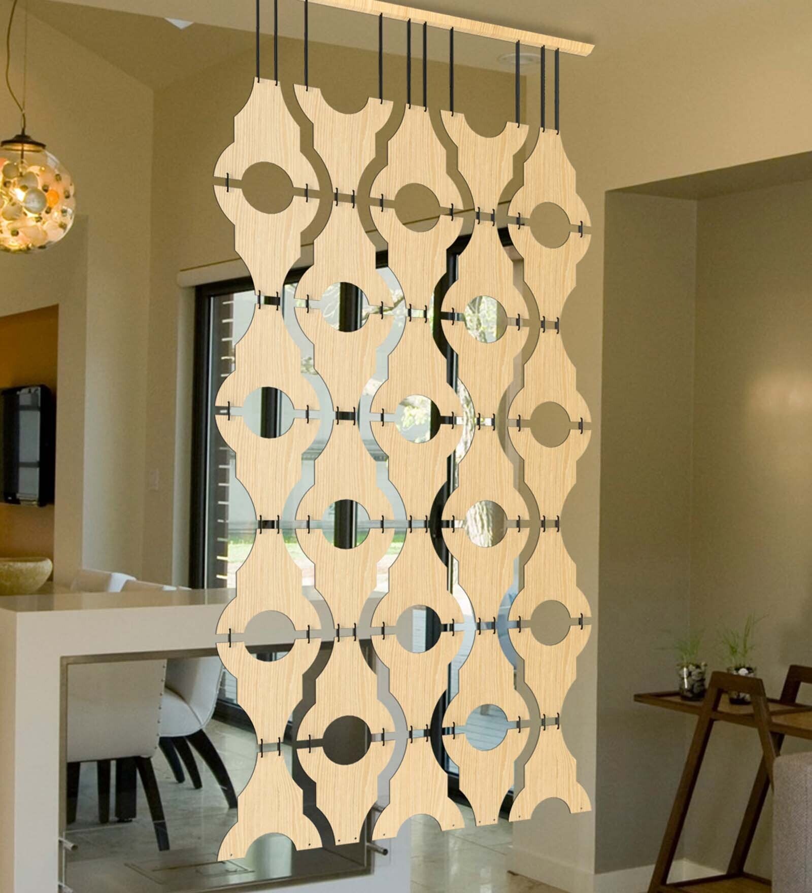 Buy MDF 84 x 36 Inch Hanging Room Divider at 30% OFF by Planet Decor ...