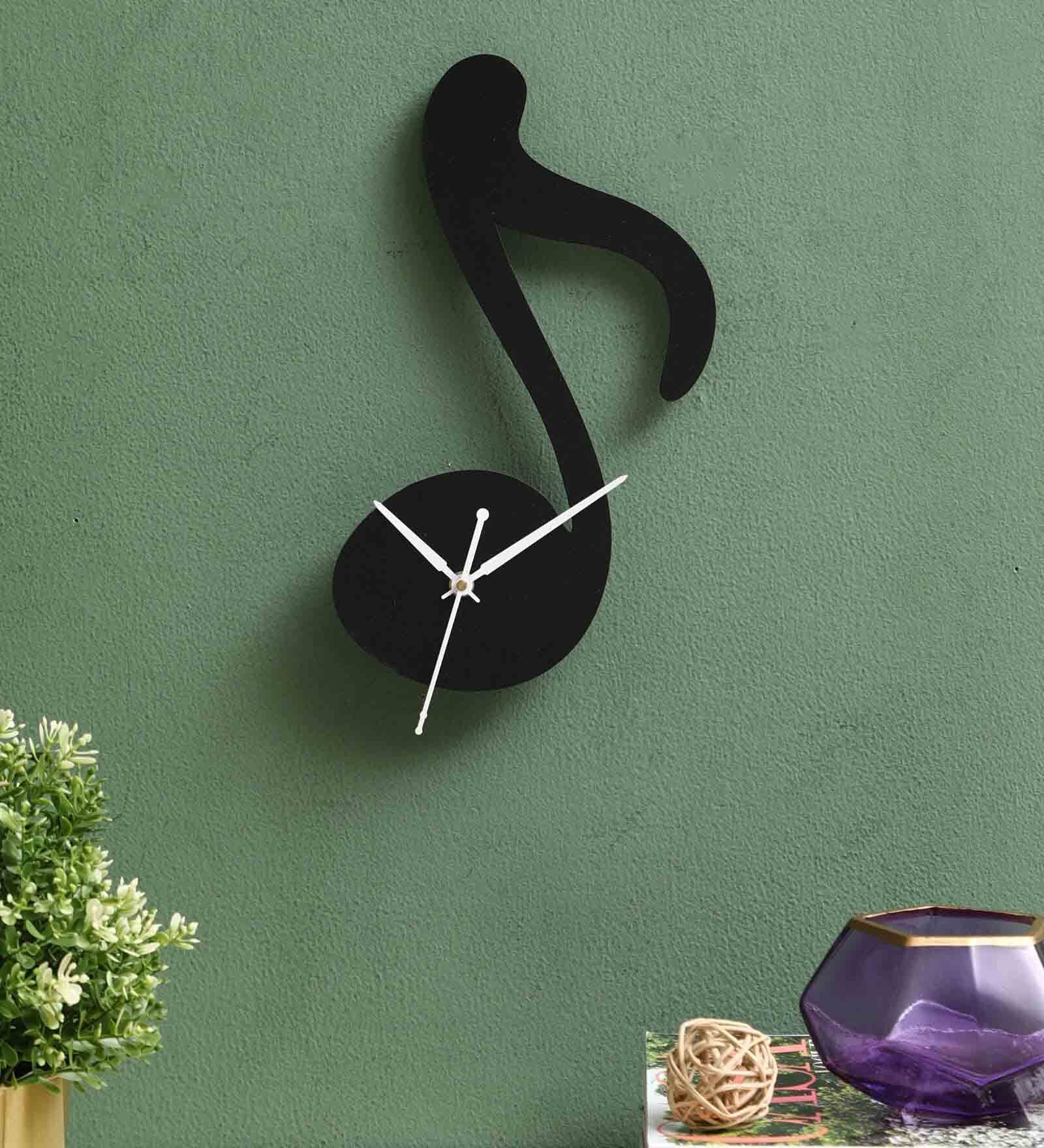 Buy MDF And Acrylic Analog Notes Wall Clock at 37% OFF by Tangy Oak ...