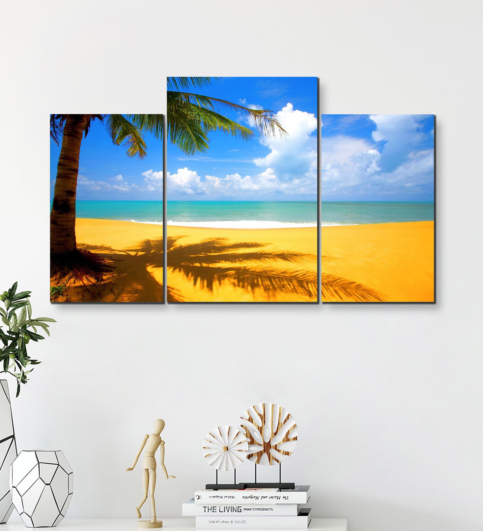 Buy MDF Digital Print Set of 3 Wall Art Painting by Go Hooked at 28% ...