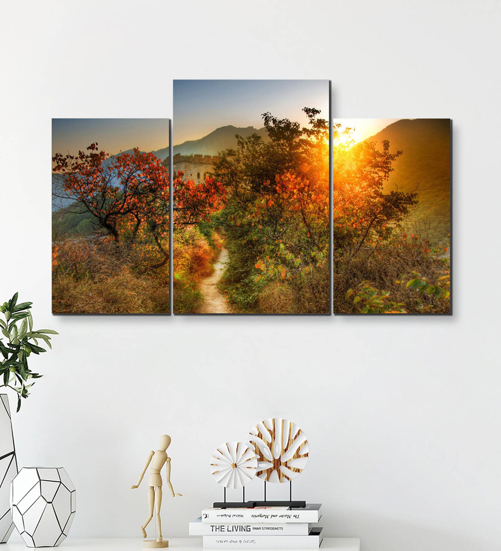 Buy MDF Digital Print Set of 3 Wall Art Painting by Go Hooked at 25% ...
