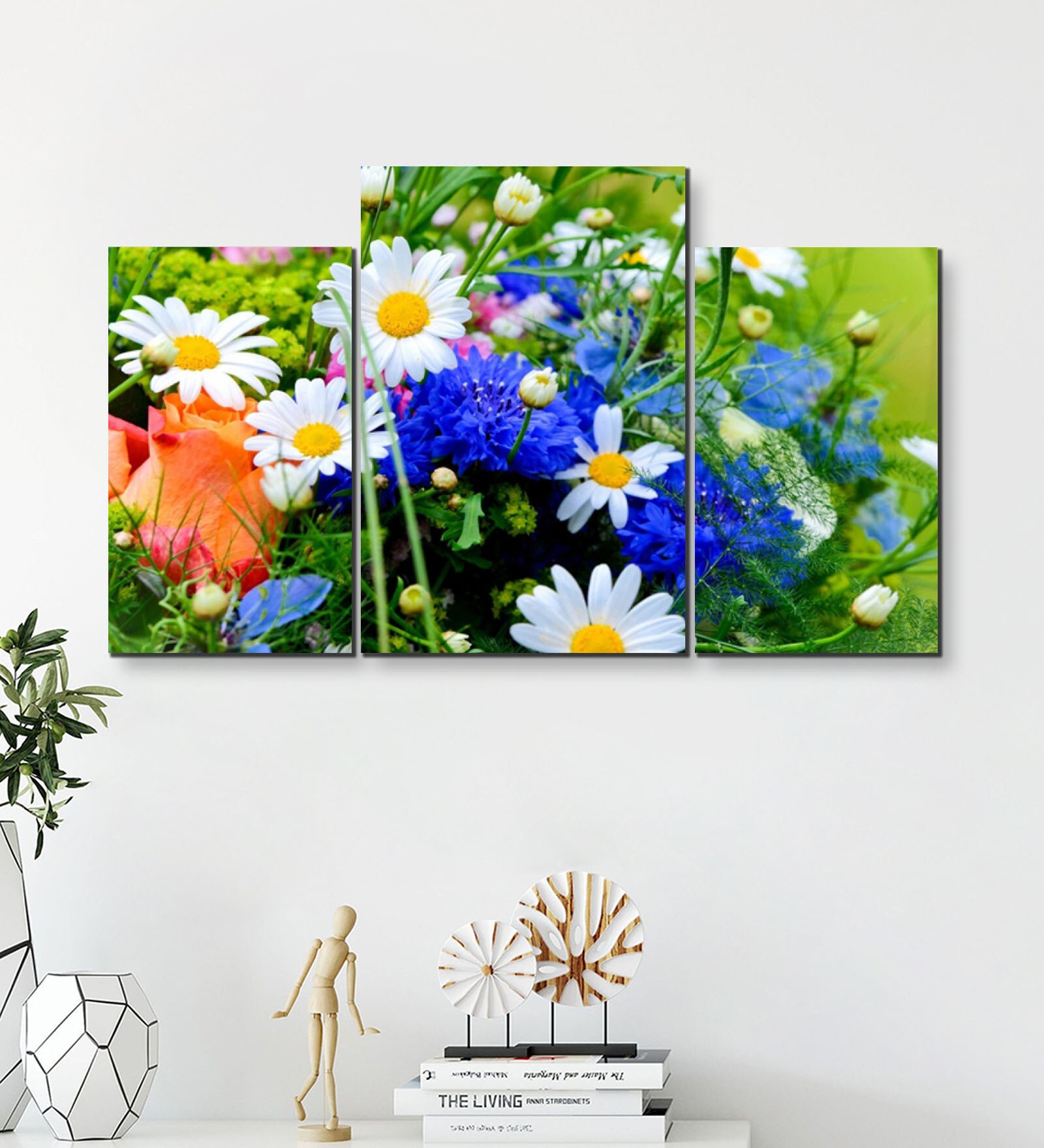 Buy MDF Digital Print Set of 3 Wall Art Painting by Go Hooked at 18% ...