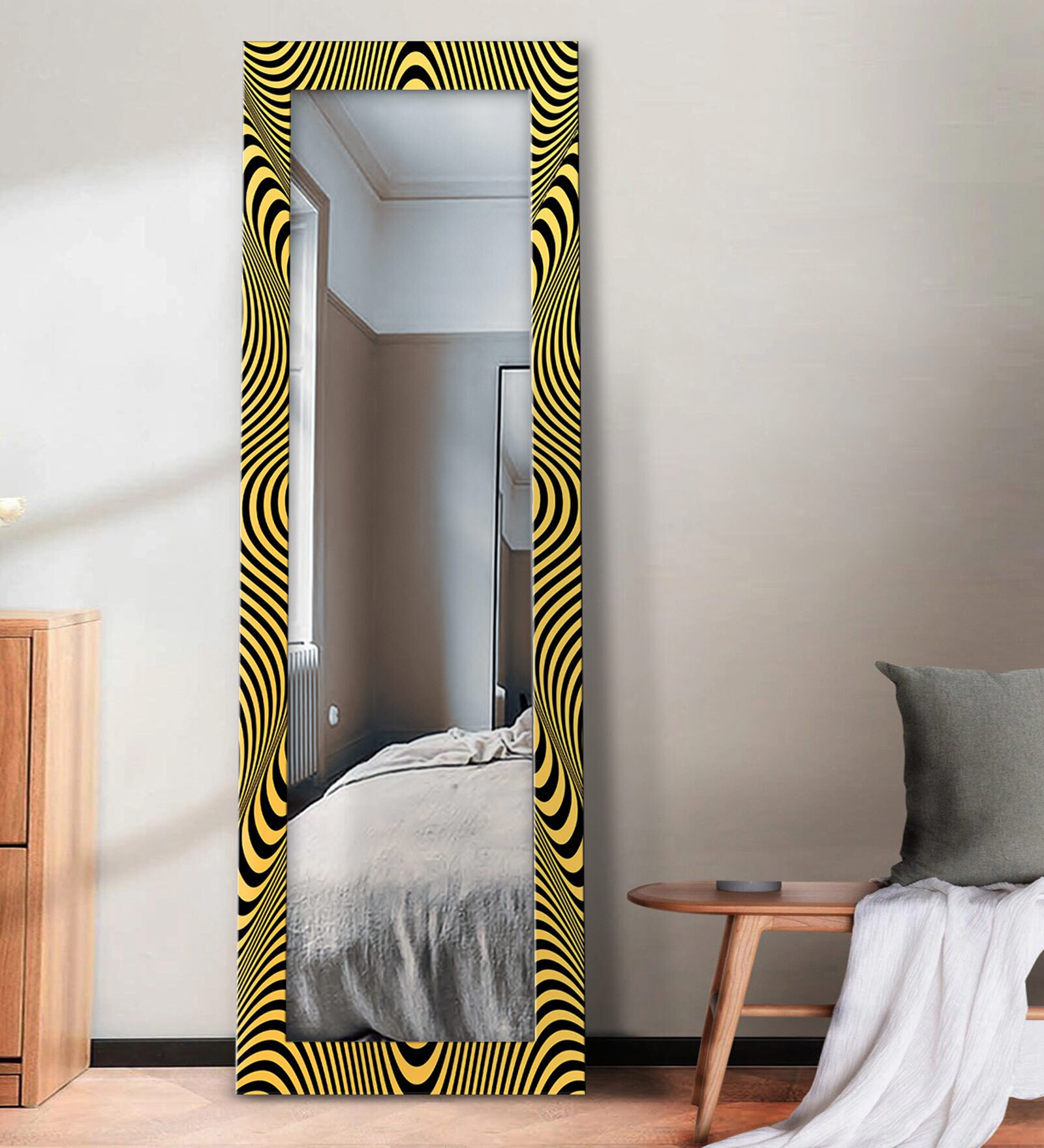 Buy MDF Optical Illusion 6 Ft Floor Mirror at 38% OFF by 999Store ...