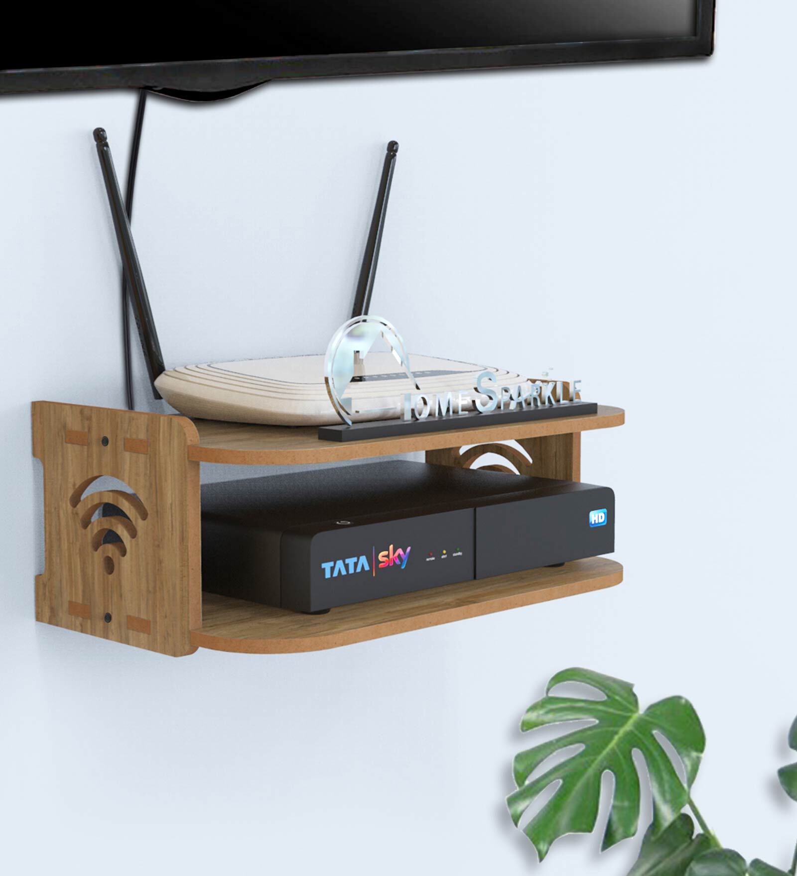 Buy MDF Set Top Box In Brown By Home Sparkle at 23% OFF by Home Sparkle ...