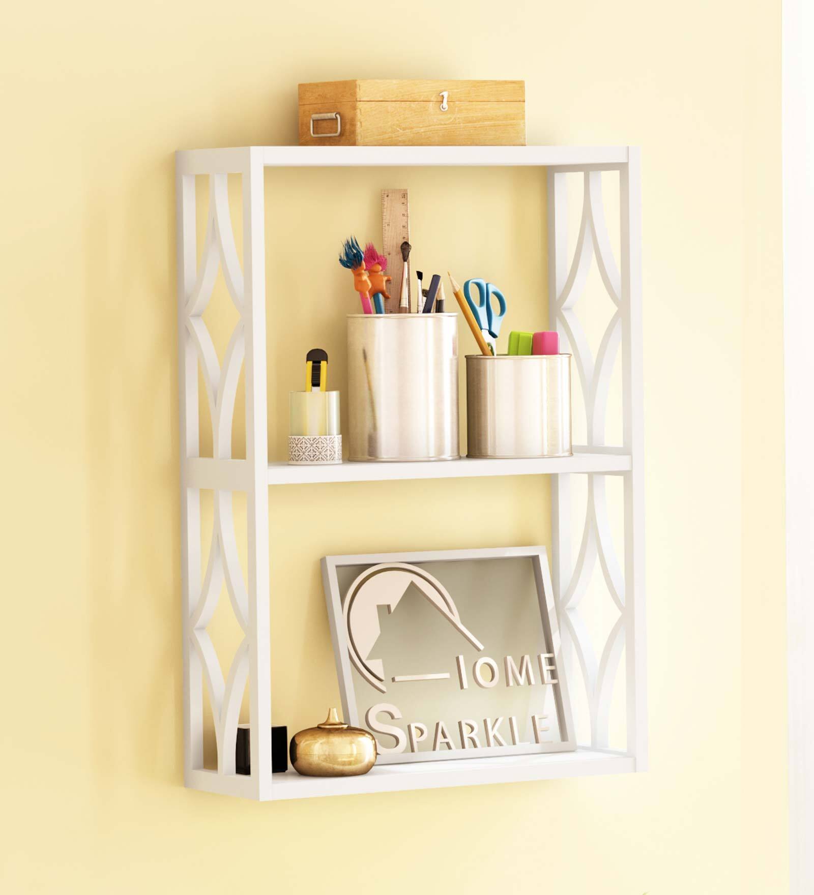 Buy MDF Two Tiered Wall Shelf By Home Sparkle at 30% OFF by Home ...