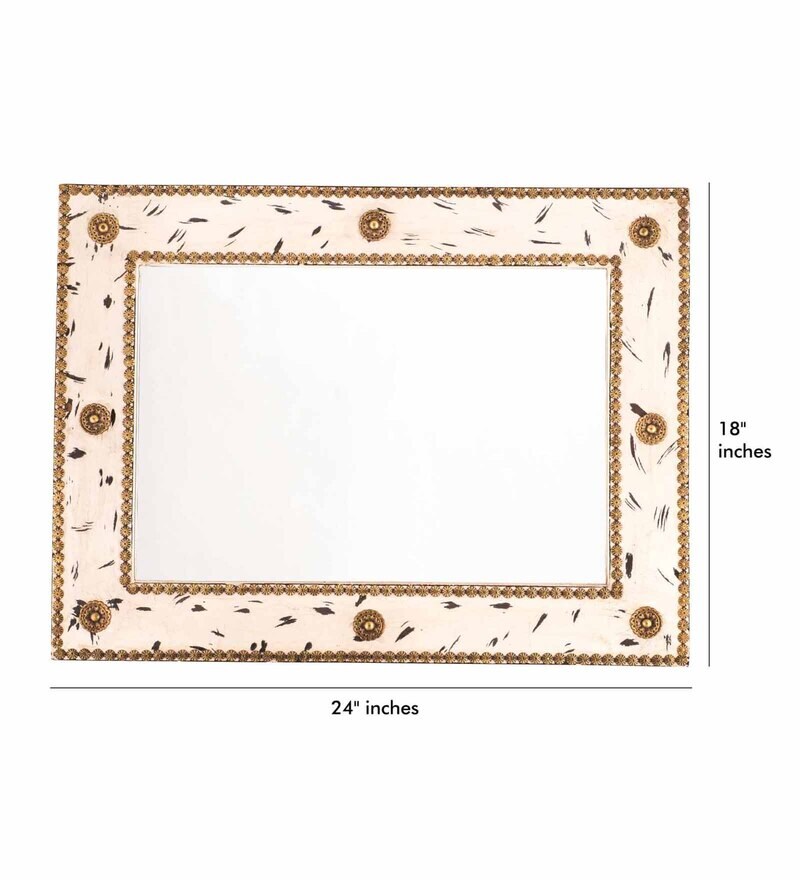 Buy MDF 24 x 18 Inch Rectangle Mirror by D'Dass Online - Wall Mirrors ...