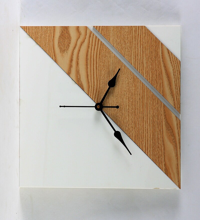 Buy MDF And Acrylic Analog Transcend Wall Clock by Tangy Oak Online ...
