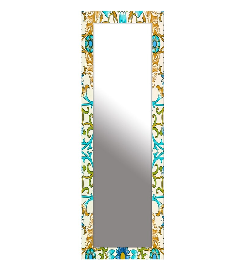 Buy MDF Flower Pattern 6 Ft Floor Mirror By 999Store Online - Floor Mirrors - Mirrors - Home ...