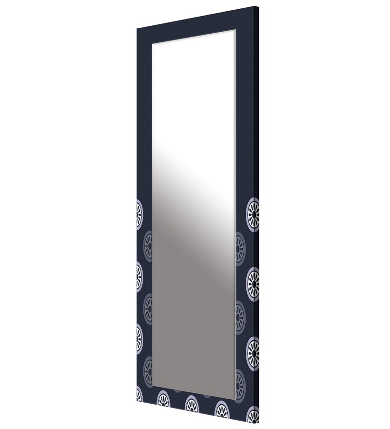 Buy MDF Geometric Pattern 6 Ft Floor Mirror By 999Store Online - Floor ...