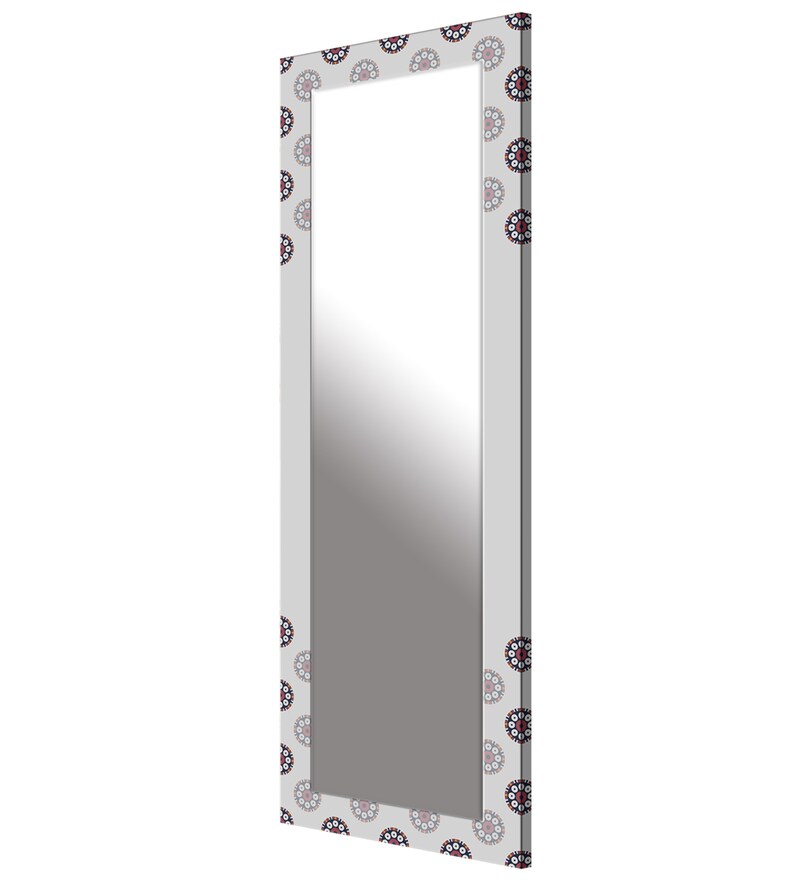 Buy MDF Mandala Pattern 6 Ft Floor Mirror By 999Store Online - Floor ...