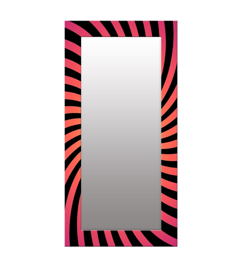Buy MDF Optical Illusion 4 Ft Floor Mirror By 999Store Online - Floor ...