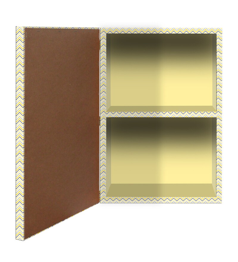 Buy MDF Wall Cabinet With Mirror In Multicolour By 999Store Online ...
