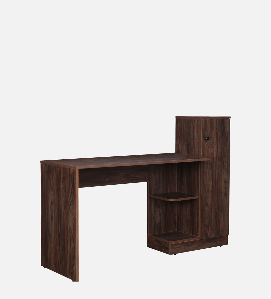 Buy Melania Writing Table In Natural Walnut Colour By Casacraft Online ...