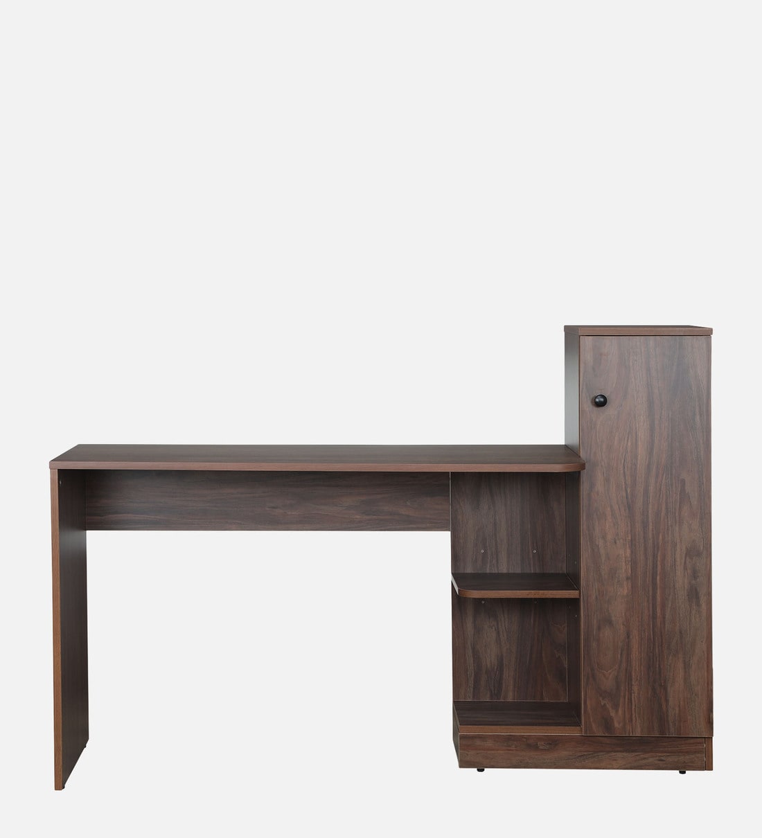 Buy Melania Writing Table In Natural Walnut Colour By Casacraft Online ...