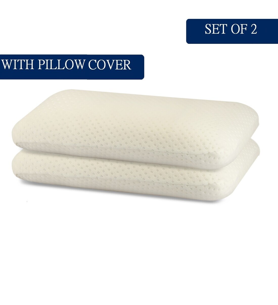 Buy Memory Foam 22 x 14 Inch Pillows (Set of 2) at 58% OFF by Dormyo ...