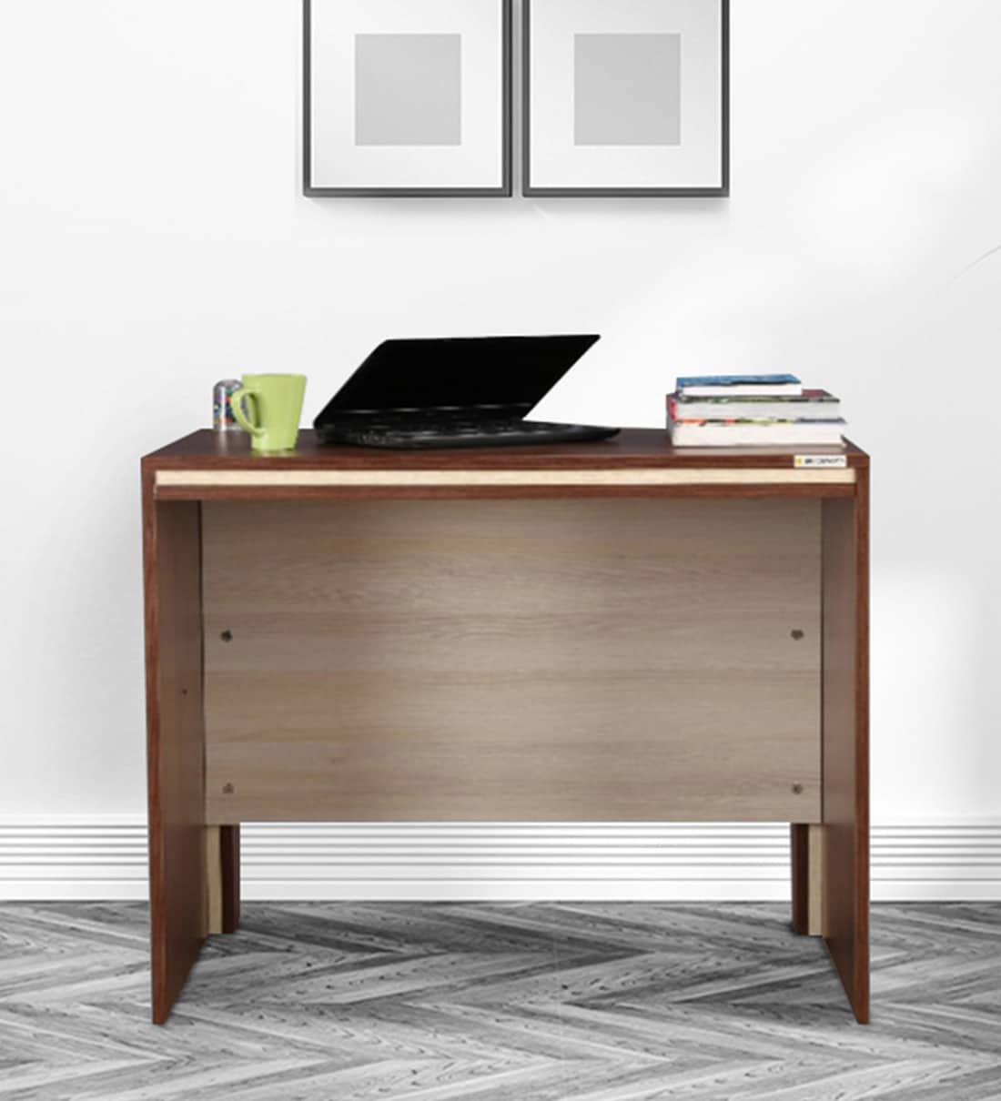 Buy Merit Office Table in Wenge Colour at 58% OFF by HomeTown | Pepperfry
