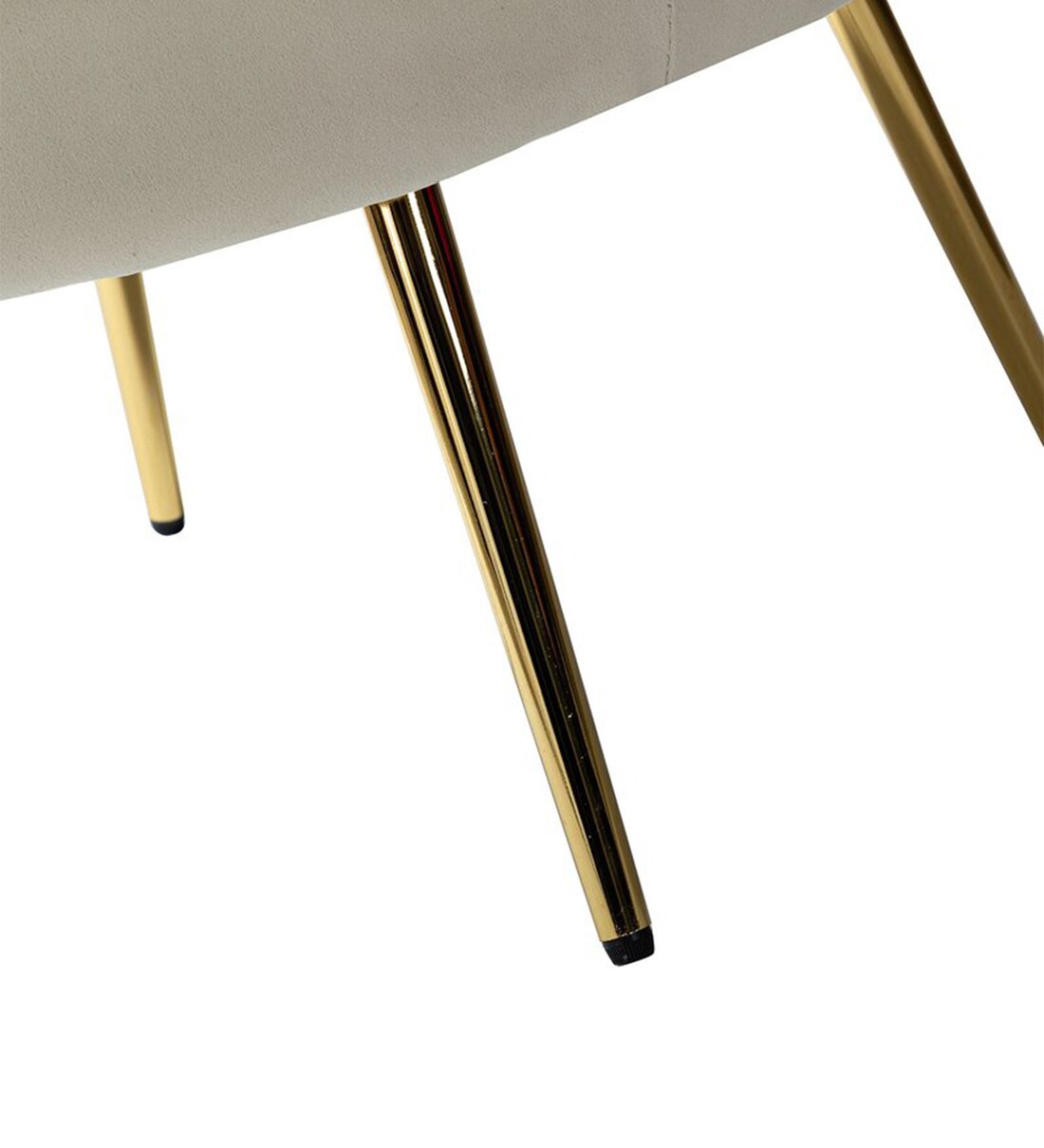 Buy Mesa Fabric Lounge Chair in Beige Colour by Adorn Homez Online ...