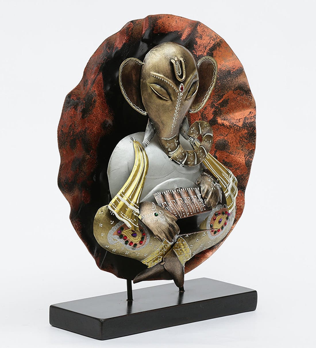 Buy Metal Antique Gold & Copper Spiritual Wall Art By Malik Design ...