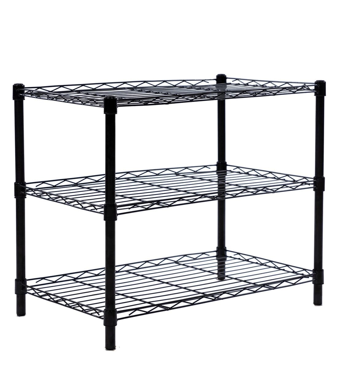 Buy Denham Metallic Kitchen Rack in Black Colour by TuneHome Online ...