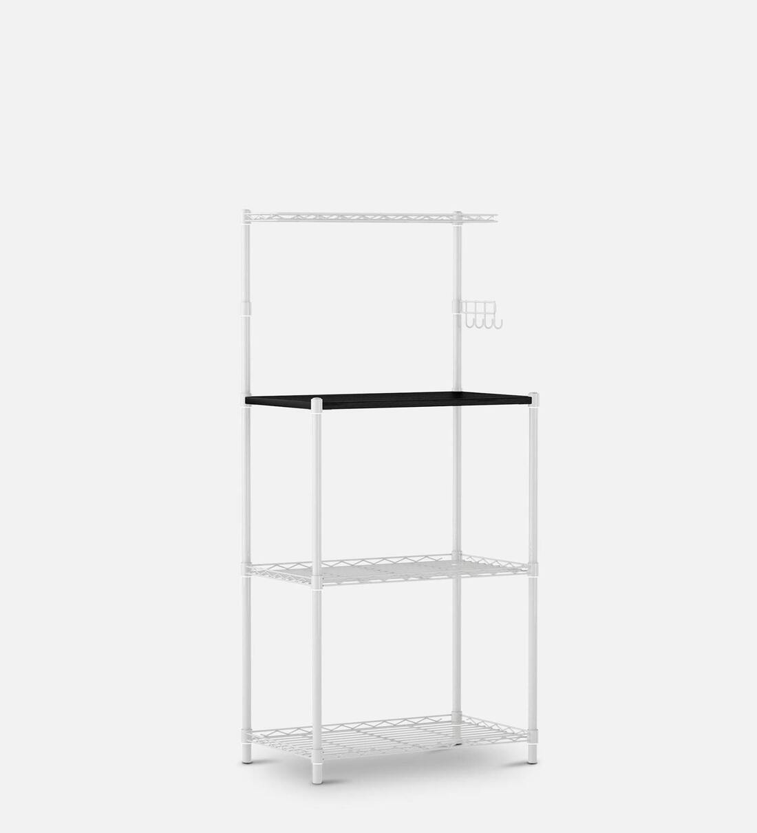 Buy Denham 3 Shelf Kitchen Racks In White Colour By Tunehome at 15% OFF ...
