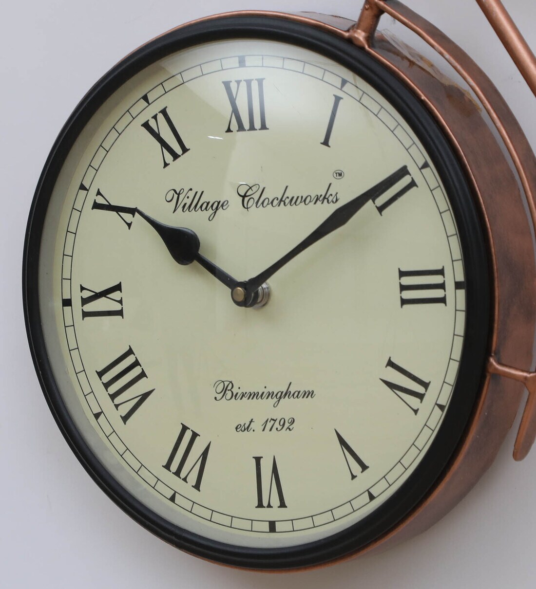 Buy Metal Copper Finish Cycle Wall Clock-By Padmavati Art Creations ...