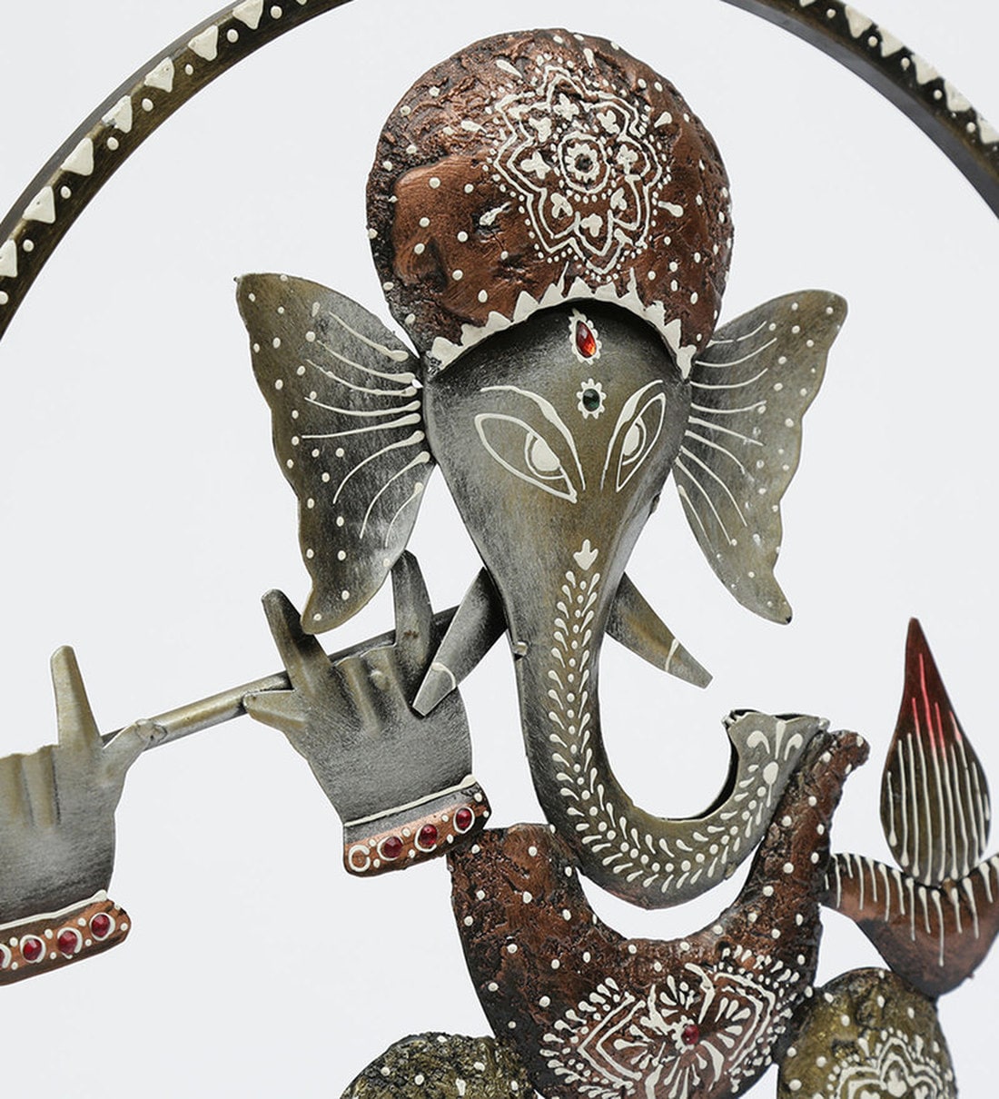 Buy Metal Multicolour Spiritual Wall Art By Malik Design Online ...